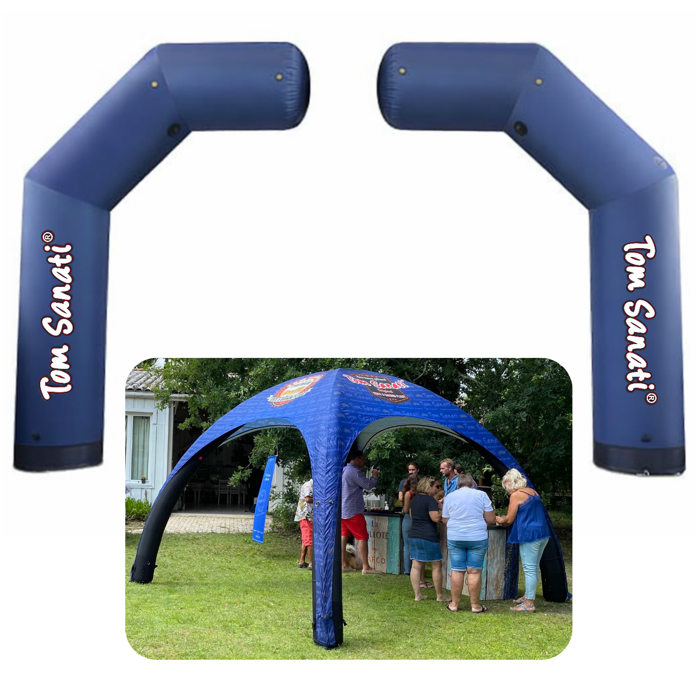 Barnum pliant professionnel & tente pliante sur mesure – Tom Sanati